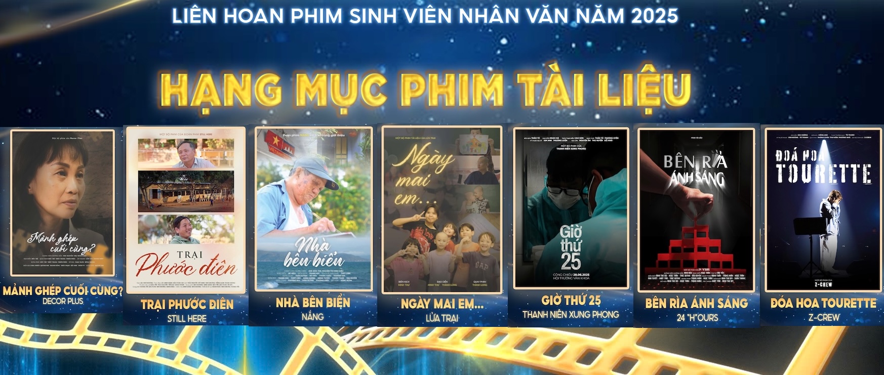 Top 19 phim vào chung kết Liên hoan phim sinh viên Nhân văn 2025