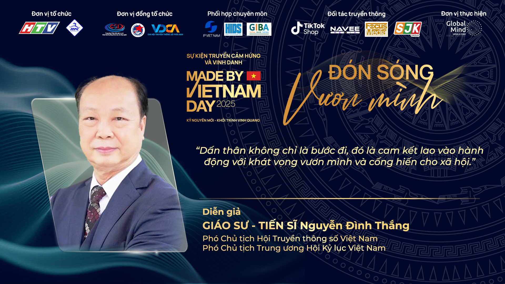 Prof. Dr. Nguyen Dinh Thang: "Commitment is the desire to rise and strategic belief"