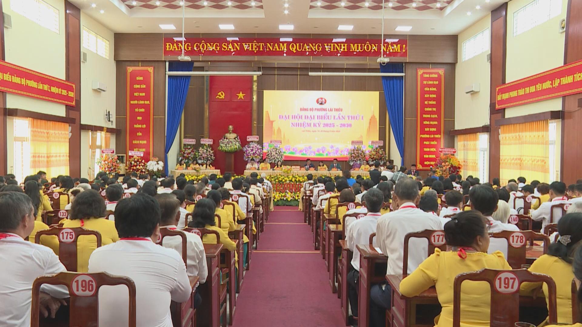 Đại hội đại biểu phường Lái Thiêu, TP.HCM lần thứ I, nhiệm kỳ 2025 - 2030