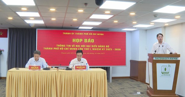 Họp báo thông tin về Đại hội đại biểu Đảng bộ TP. Hồ Chí Minh lần thứ I ...